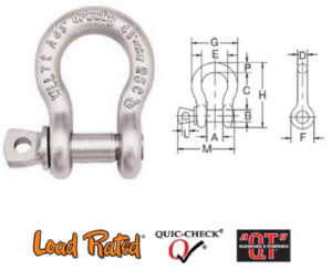 Crosby G-209 / S-209 Screw Pin Anchor Shackles | Mazzella
