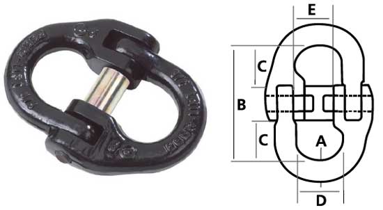 Peerless Peer-Lift Mechanical Coupling Link | Mazzella