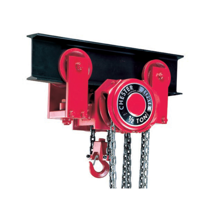 Chester Zephyr Swivel Truck Low Headroom Trolley Hoist - Mazzella