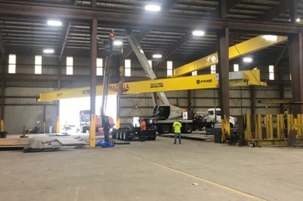 Installing an Overhead Crane in an Existing Building Structure