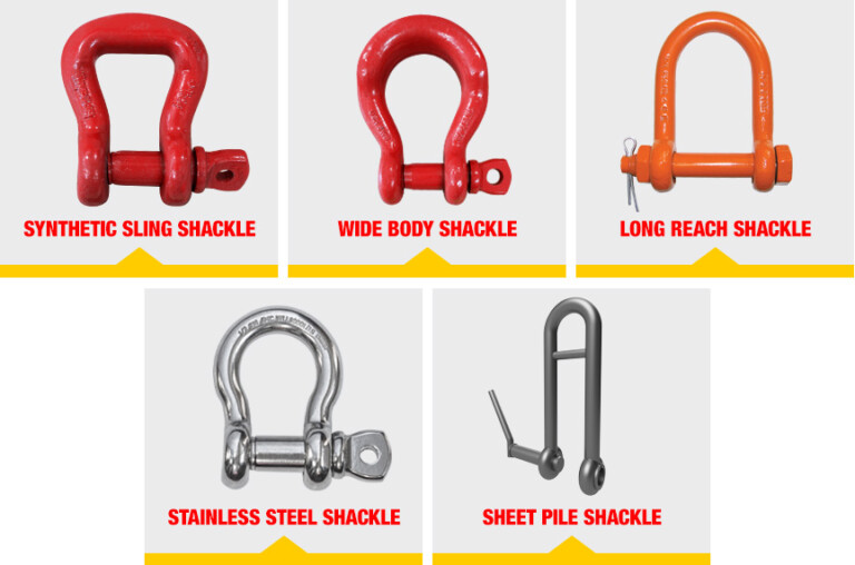 Different Types of Shackles: Anchor vs. Chain and Screw Pin vs. Bolt Type