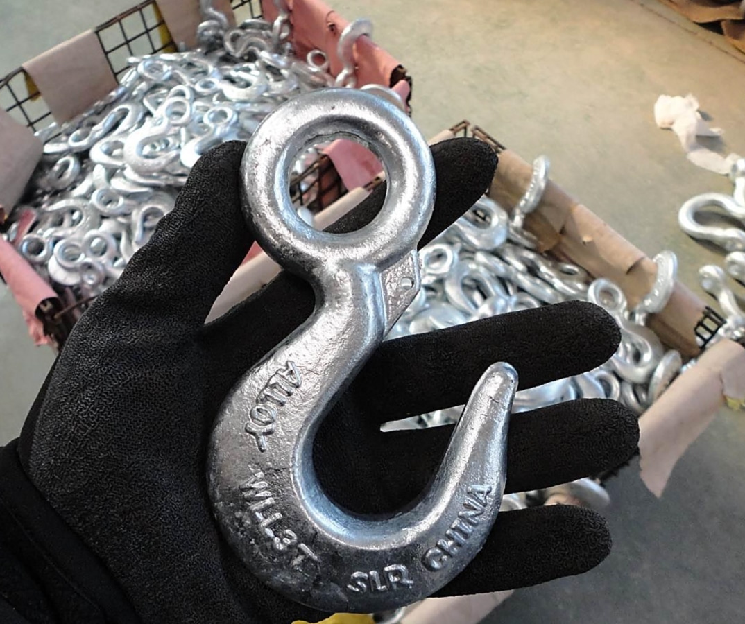 Ultra-Safe Swivel Choke Back Hook with Roll Gate, 3600 lb Gate, 7/8 ...