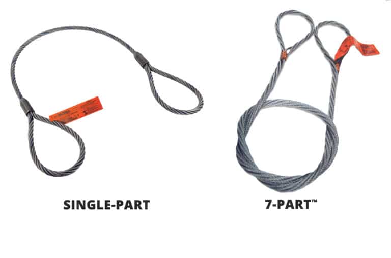 Single-Part vs. 7-Part™ Wire Rope Slings: Which Is Best?
