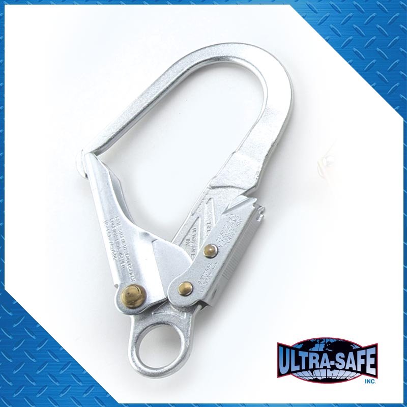 Ultra-Safe Large Rebar Hook, 3,600 lbs Gate, 2″ Throat, Aluminum ...