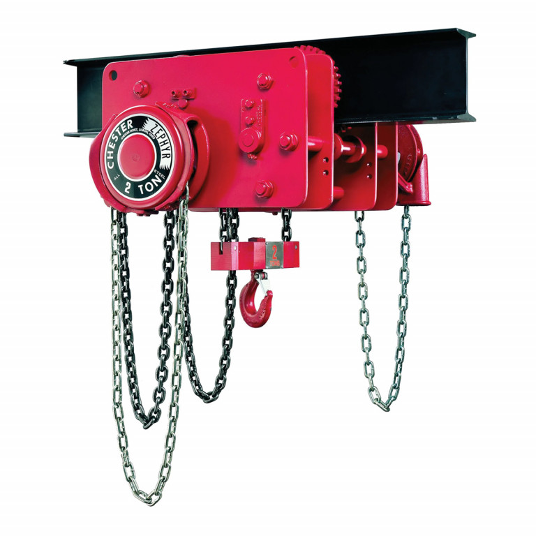 Chester Zephyr Low Headroom Chain Hoist » Mazzella Companies