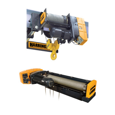 Harrington RHN Series Deck / Base Mounted Electric Wire Rope Hoist