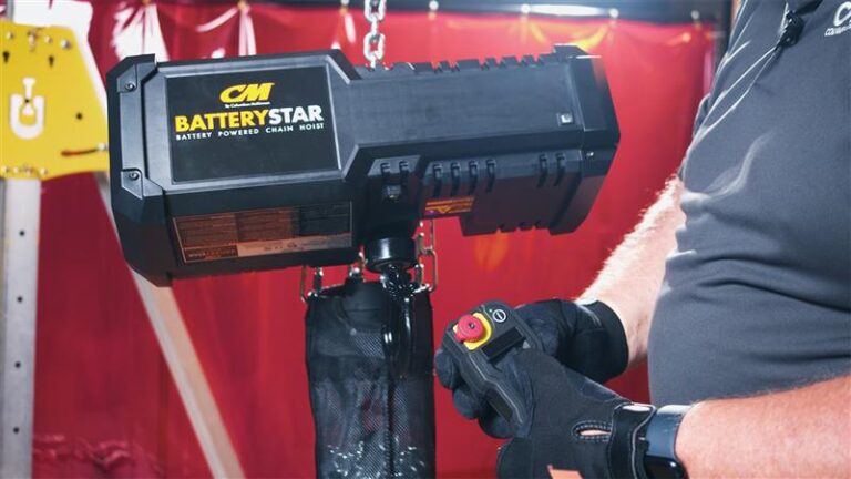 A Look at CM's New BatteryStar­­™ Electric Chain Hoist » Mazzella Companies